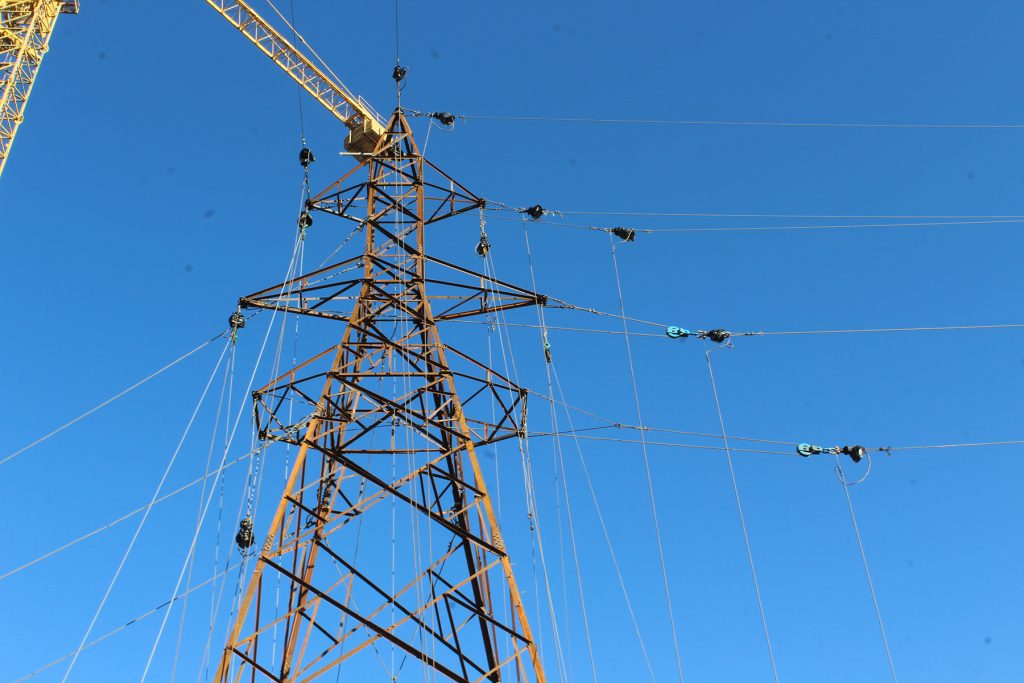 Constructing Power Transmission Towers